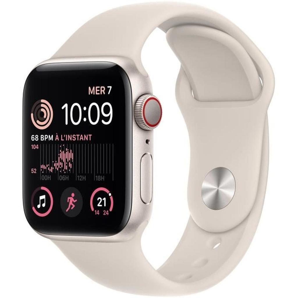 Apple Watch Series SE 2 2022 GPS 44 Mm Aluminium Starlight Sport Apple Watch Series SE 2 2022 GPS 44 Mm Aluminium Starlight Sport