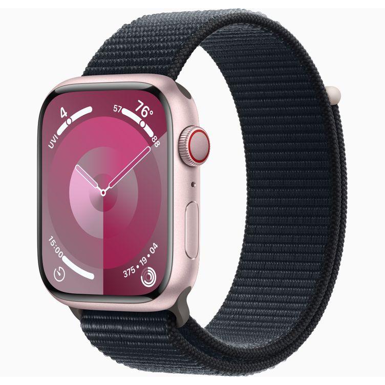 Apple Watch Series 9 (2023) GPS + Celular 45 mm - Alumínio Rosa - Loop ...