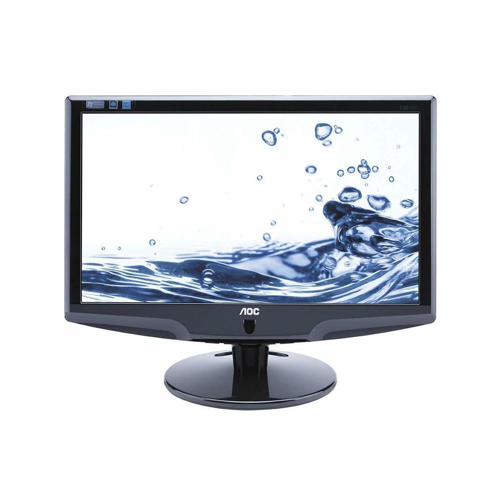 18,5-inch Aoc 931SWL 1366 x 768 LCD Monitor Preto | Back Market