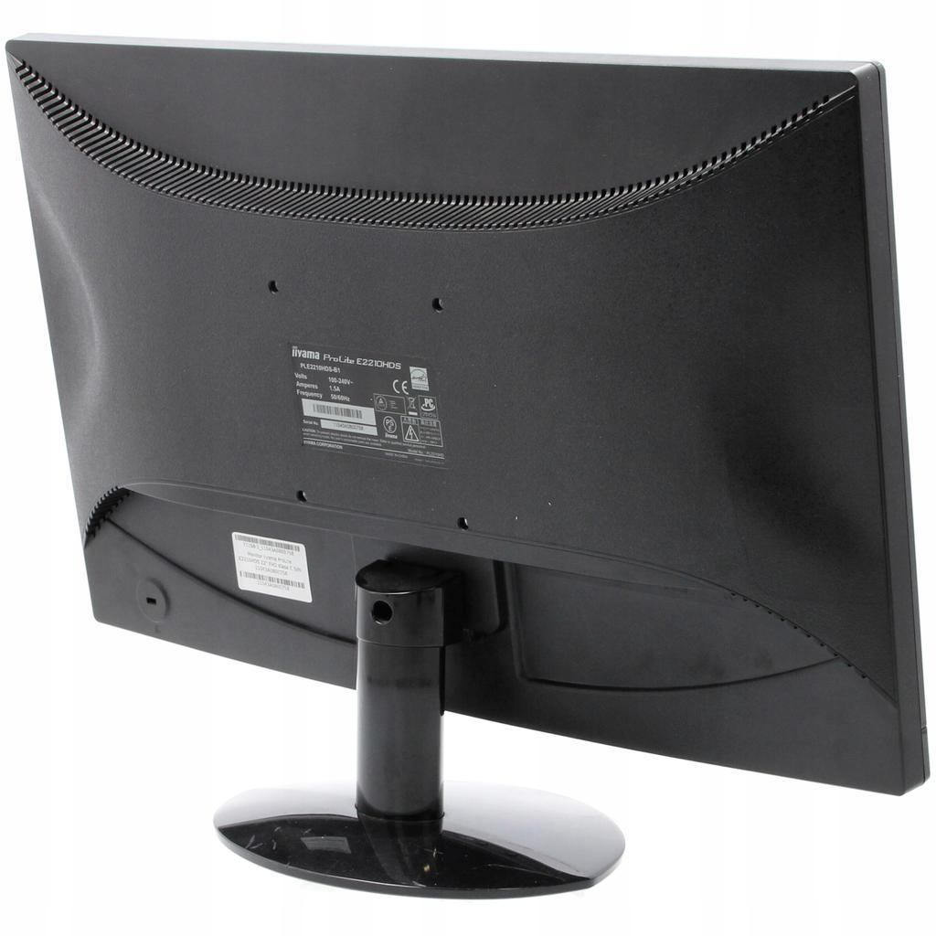 22-inch Iiyama ProLite E2210hds 1920 x 1080 LCD Monitor Preto | Back Market