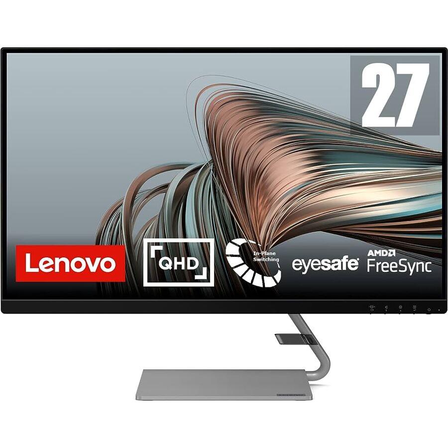 27-inch Lenovo Q27Q-1L 2560 x 1440 LED Monitor | Back Market