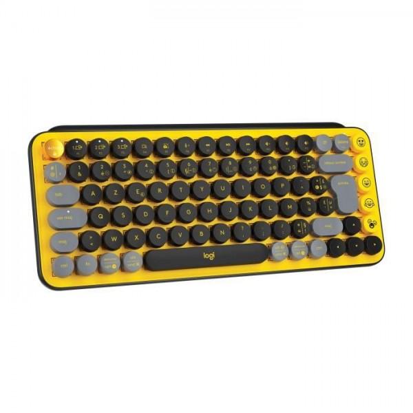 Logitech Keyboard AZERTY French Wireless POP Keys | Back Market