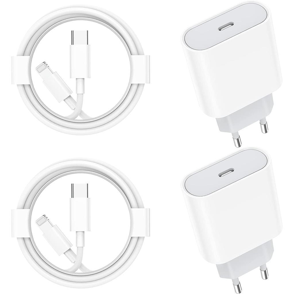 Cabo e Tomada de parede (USB-C) 25W - Apple | Back Market