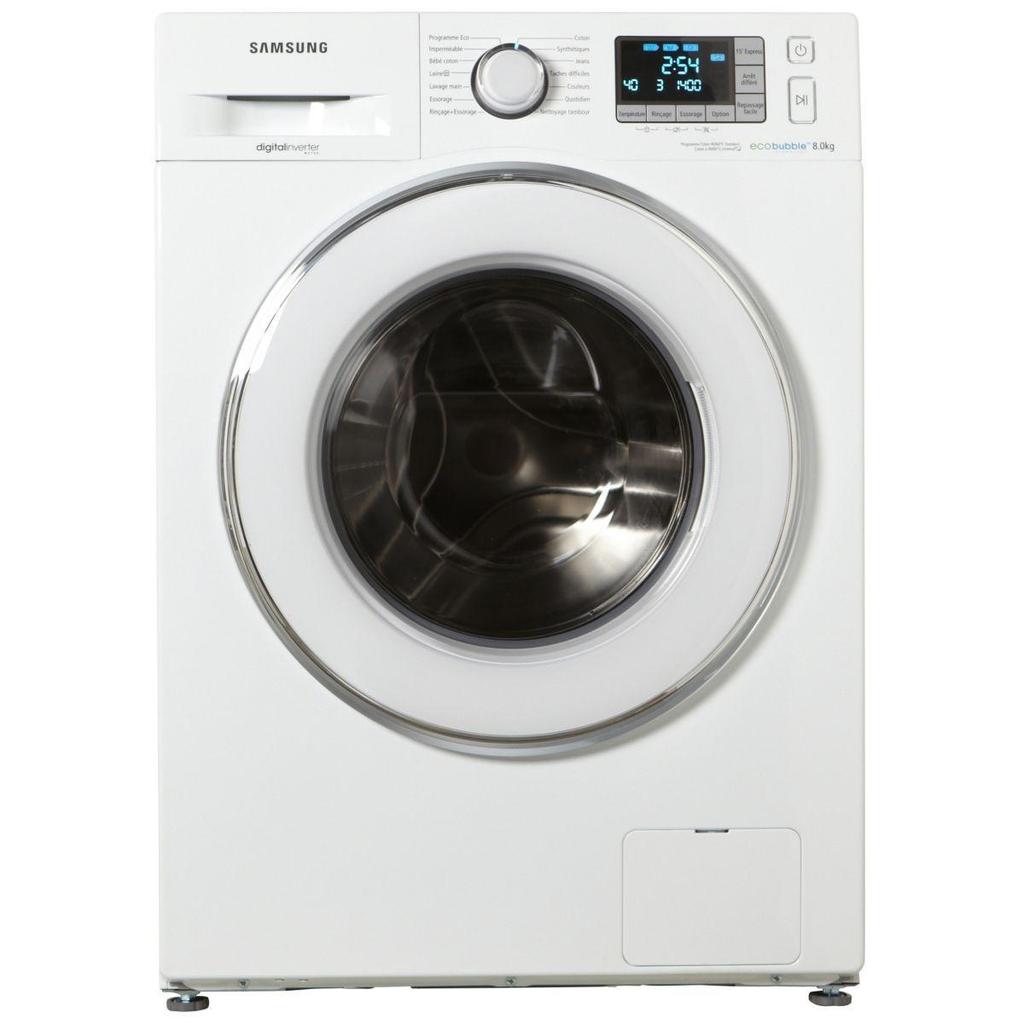 Samsung Eco Bubble WF80F5E5U4W Frontal | Back Market
