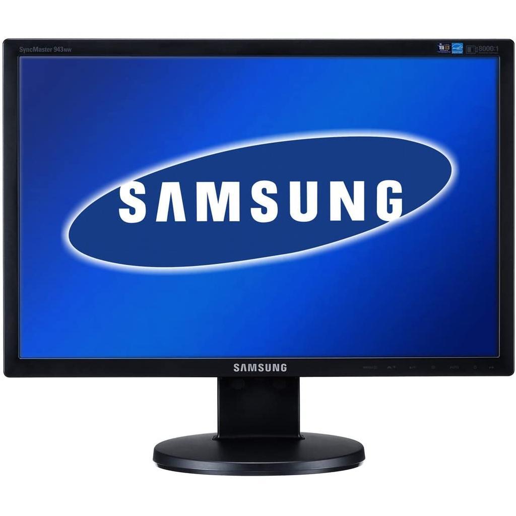 19-inch Samsung SyncMaster 943BW 1440 x 900 LCD Monitor Preto | Back Market