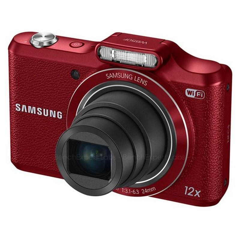 Kompakt Kamera WB50F - Rot + Samsung 12x Optical Zoom Lens, 24mm Wide ...