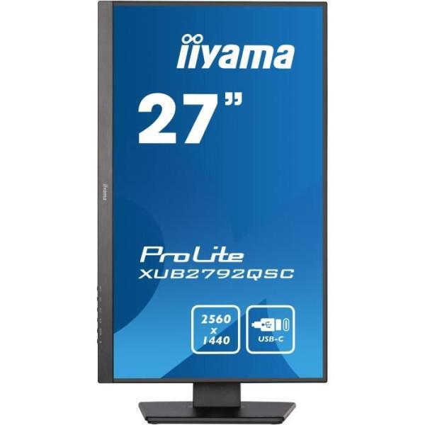 27-inch Iiyama ProLite XUB2792QSC-B5 2560 x 1440 LCD Monitor Preto ...