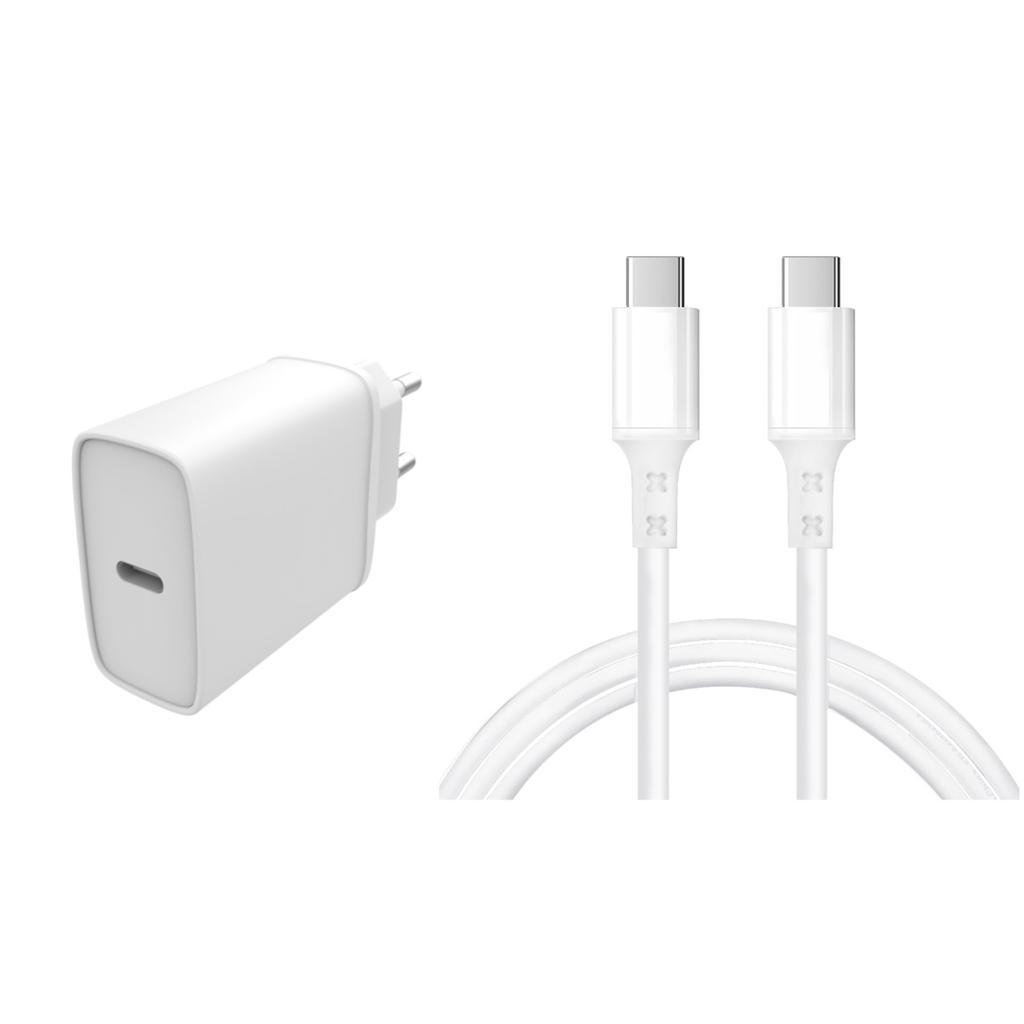 Cabo e Tomada de parede (USB-C + USB-C) 20W - WTK | Back Market