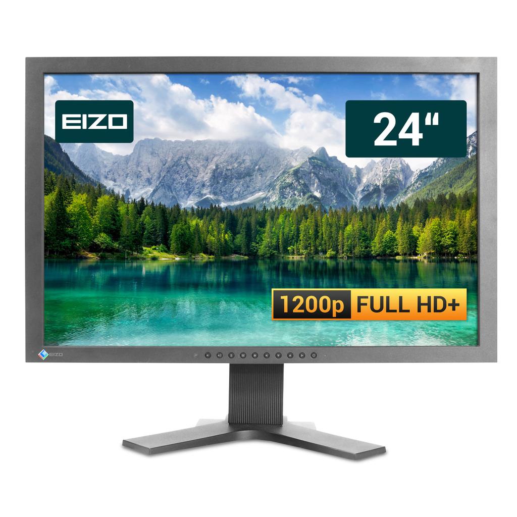 24-inch Eizo FlexScan S2401W 1920 x 1200 LCD Monitor Preto | Back Market