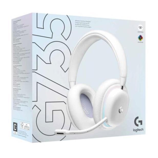 Logitech G735 Gaming Headphone Bluetooth with microphone - White | Back ...