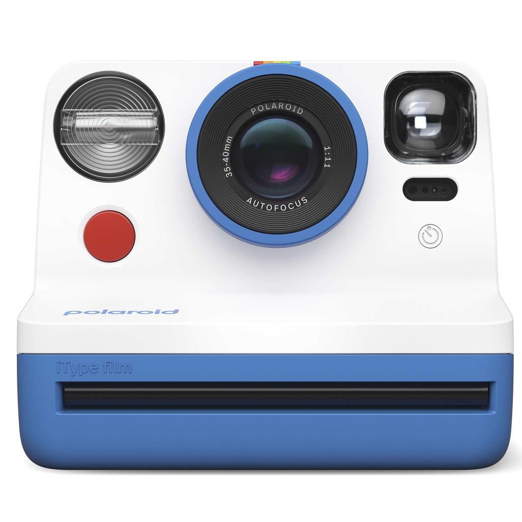 Instantânea Now i‑Type - Branco/Azul + Polaroid Polaroid 35-40mm f/11 f ...