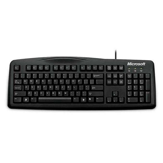 Microsoft Teclado QWERTY Inglês (EUA) Wired 200 | Back Market