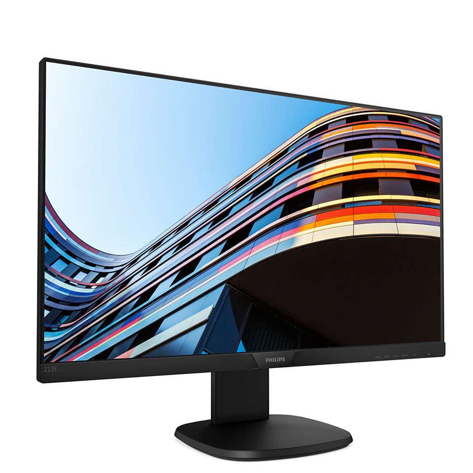 21,5-inch Philips 223S7EHMB/00 1920 x 1080 LCD Monitor Preto | Back Market