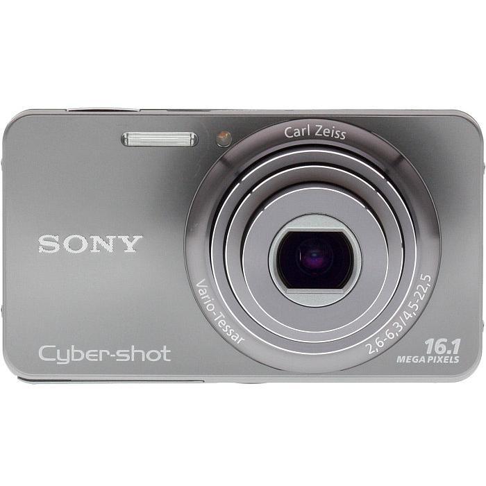 Compact CyberShot DSC-W570 - Silver + Sony Carl Zeiss Vario-Tessar 25 ...