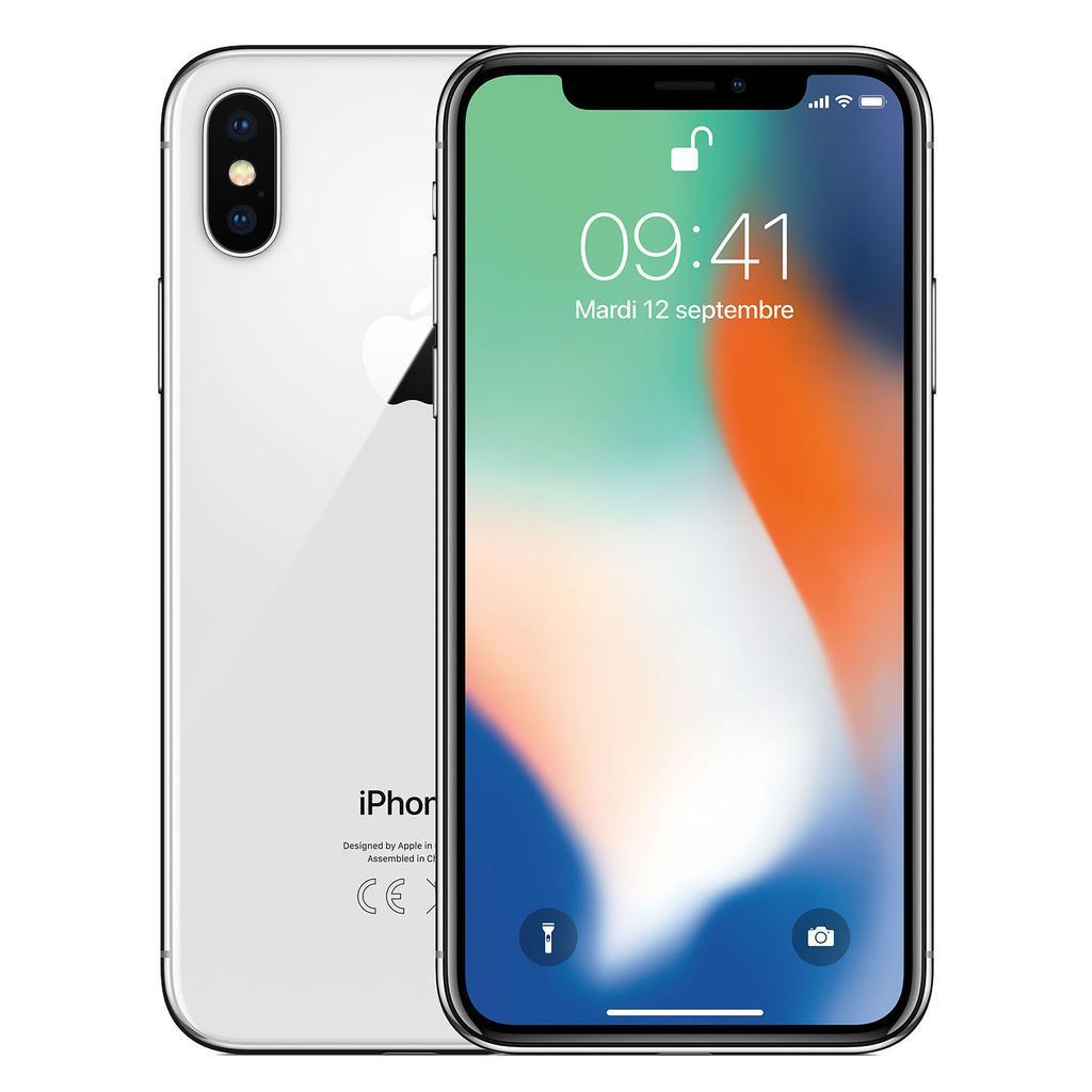 IPhone X 64GB Silver Unlocked Back Market IPhone X 64GB Silver Unlocked Back Market