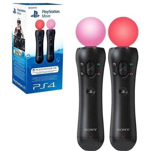 Joystick PlayStation 4 Sony Move Motion Controller Twin Pack V2 | Back ...