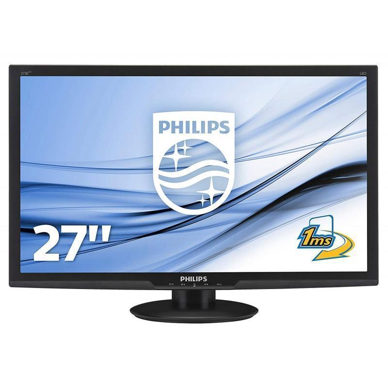 27-inch Philips E Line 273E3LH LED Monitor Preto | Back Market