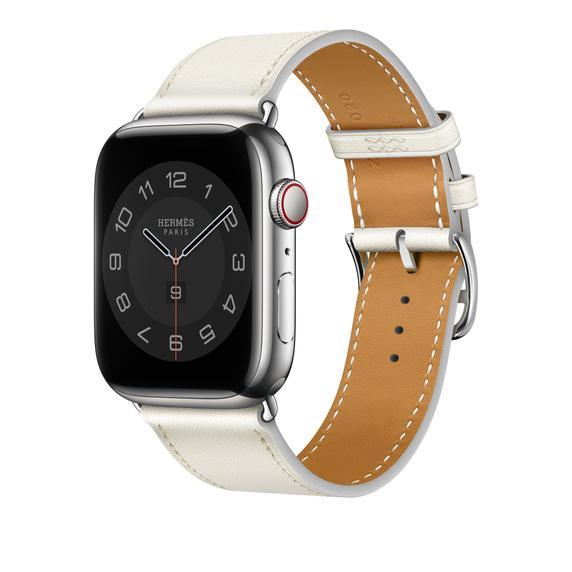 Apple - Hermès Smart Watch Watch (Series7) 45mm GPS + Cellular Hermès ...