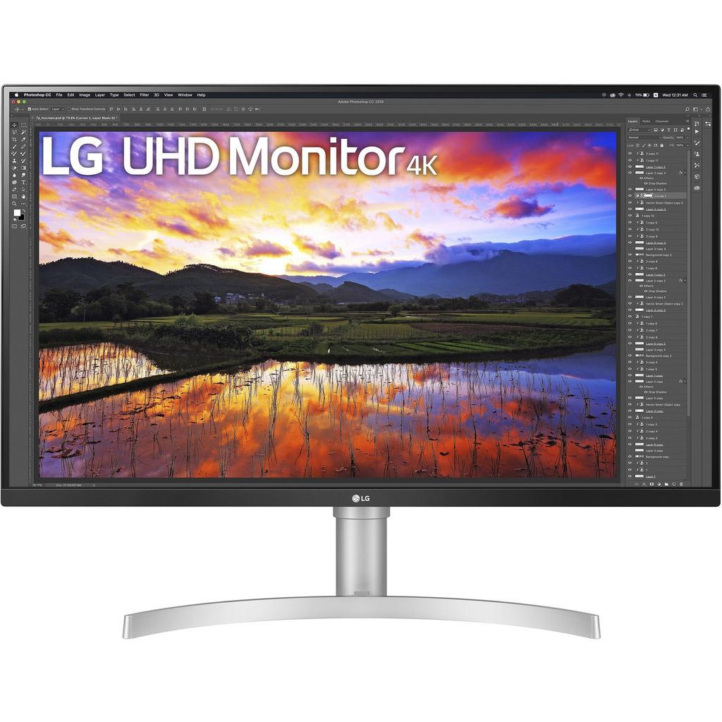 LG 31.5-inch Monitor 3840 x 2160 LCD (32UN650-W) | Back Market