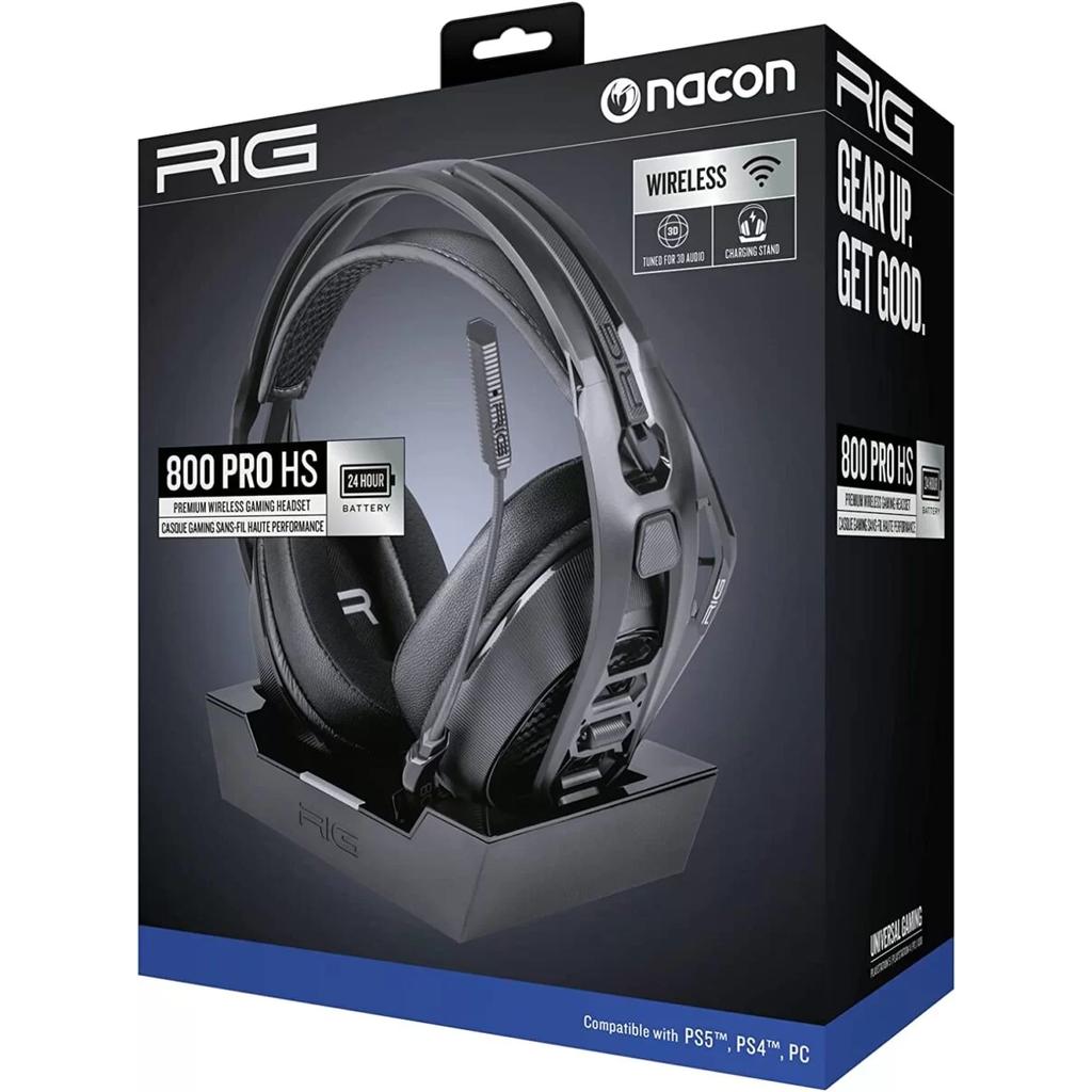 RIG 800 Pro HS jogos Auscultador- sem fios com microfone - Preto | Back ...
