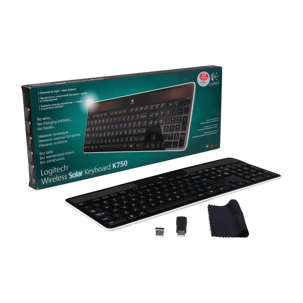Logitech Keyboard QWERTY Wireless K750 | Back Market
