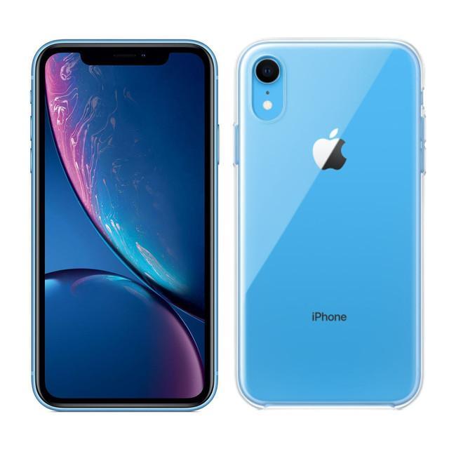 Bundle iPhone XR + Apple Case (Transparent) - 64GB - Blue - Unlocked ...