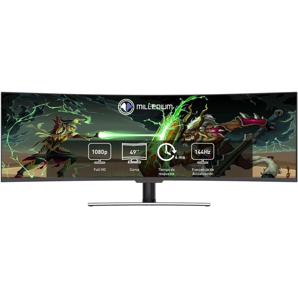 49-inch Millenium MD49 DQHD-2 5120 x 1440 LED Monitor Preto | Back Market