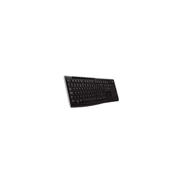 Logitech Teclado QWERTY Inglês (EUA) Sem fios 920-003738 Wireless K270 ...