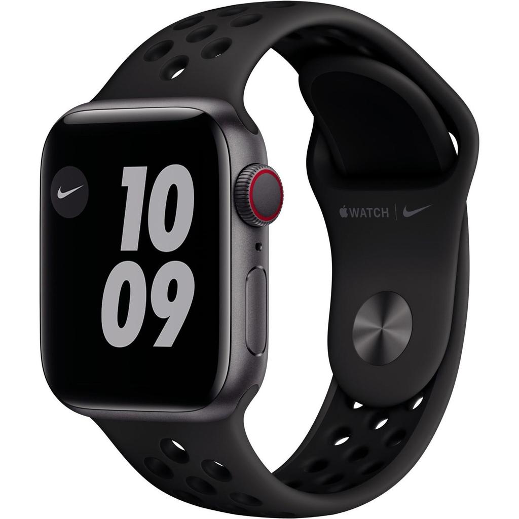 Apple Watch () 2020 GPS + Cellular 40mm - Αλουμίνιο Space Gray - Μαύρο ...