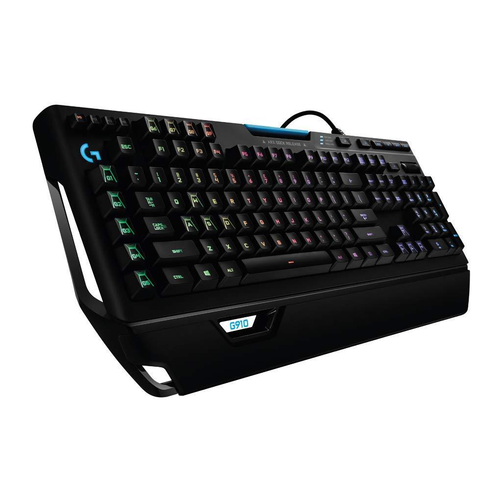 Logitech Keyboard QWERTY Swedish Backlit Keyboard G910 Orion Spectrum ...