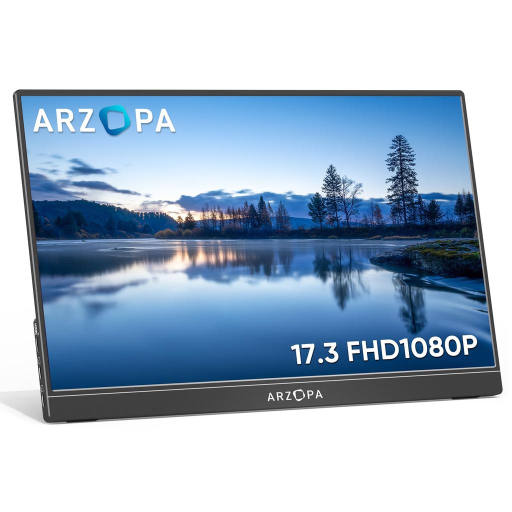 17.3-inch Arzopa A1 Max 1920 x 1080 LCD Monitor Preto | Back Market