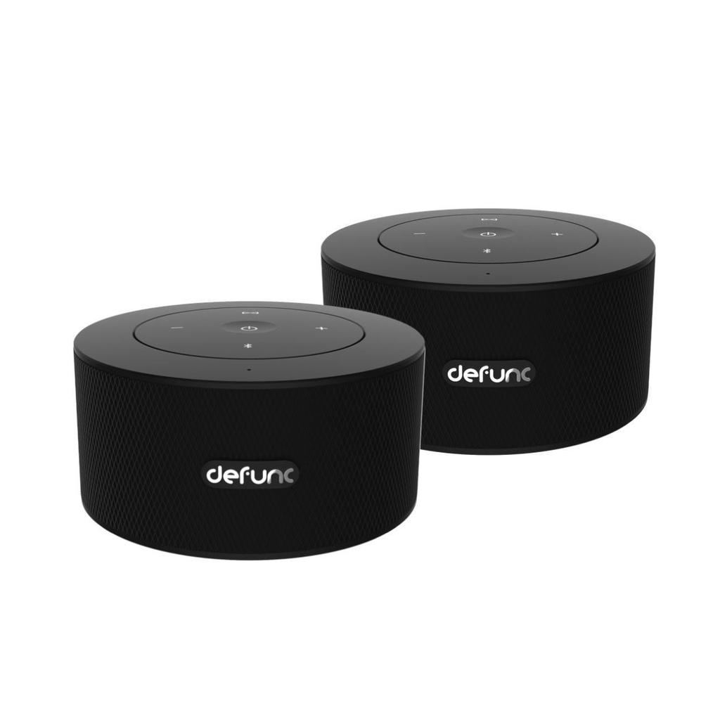 Defunc Wireless Speaker Duo Bluetooth Speakers - Black | Back Market