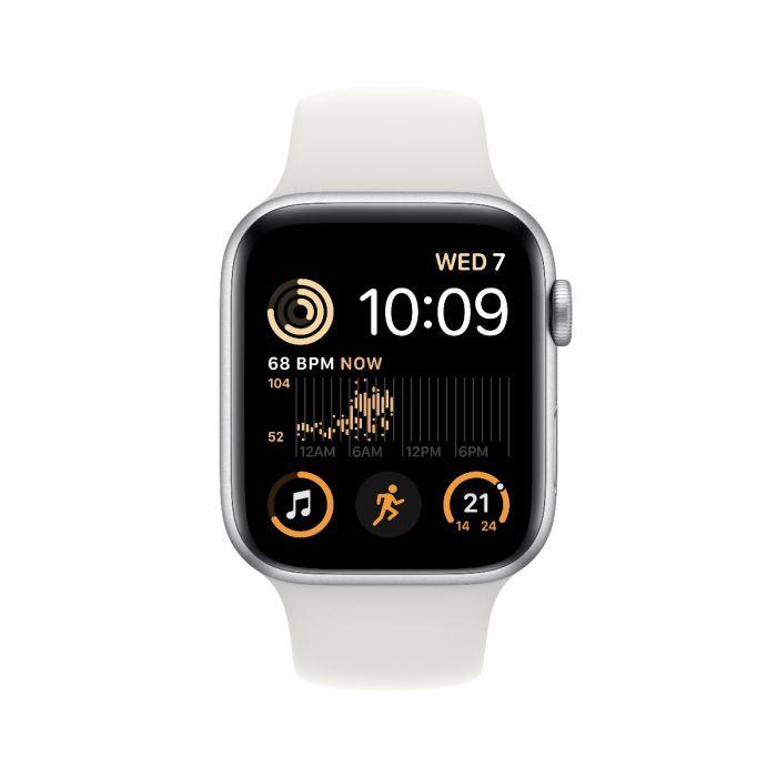 Apple Watch Series SE 2 (2022) GPS + Cellular 44 mm - Aluminium Silver ...