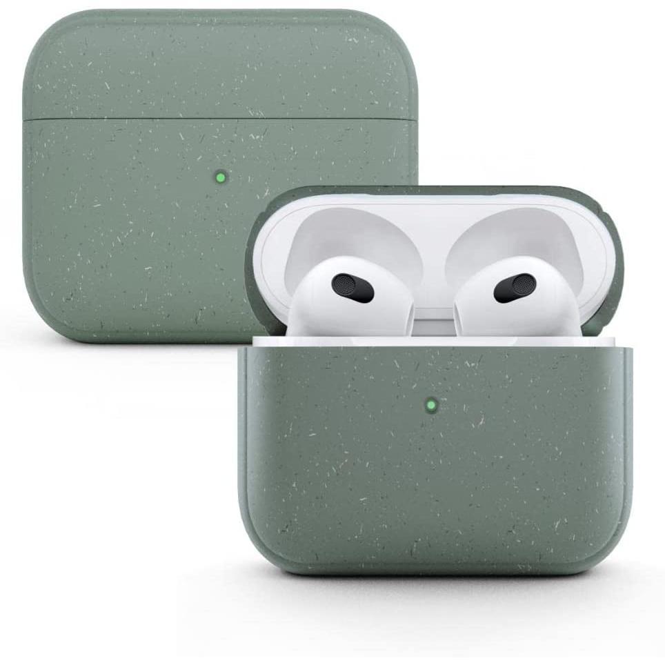 Protective case AirPods 3 - Natural material - Green | Back Market
