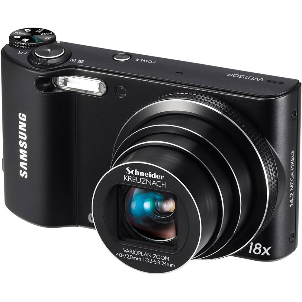 Compact WB150F - Black + Samsung Schneider-KREUZNACH VARIOPLAN Zoom 4-72 mm f/3.2-5.8 f/3.2-5.8 ...