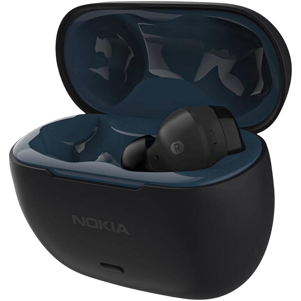 Nokia TWS-841W Earbud Noise-Cancelling Bluetooth Earphones - Black ...