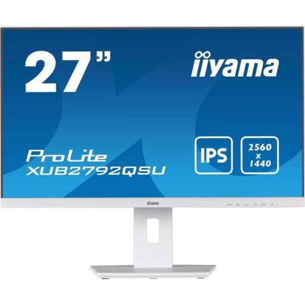 27-inch Iiyama ProLite XUB2792QSU-W5 2560 x 1440 LCD Monitor Branco ...