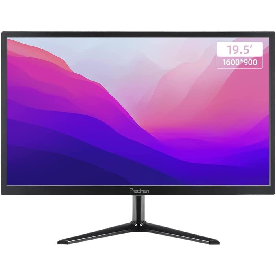 19,5-inch Prechen LED PC Monitor 1600 x 900 LED Monitor Preto | Back Market