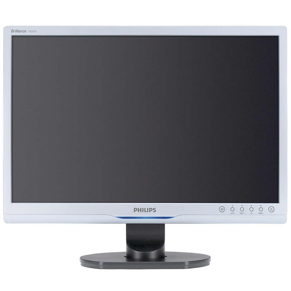 19-inch Philips Brilliance 190SW 1440x900 LCD Monitor Branco | Back Market