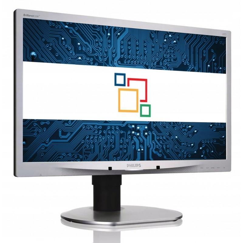 22-inch Philips Brilliance 220B4L 1680 x 1050 LCD Monitor Cinzento ...
