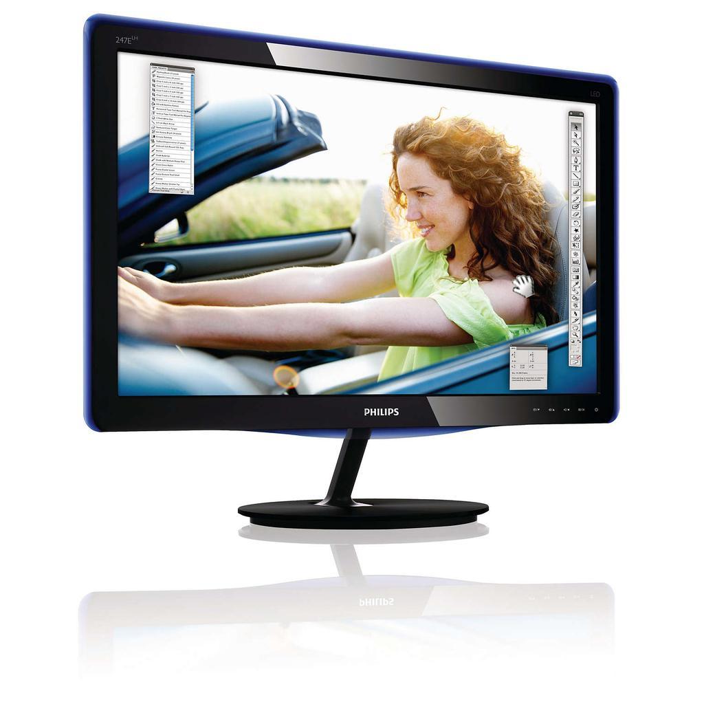 23-inch Philips 237E3Q 1920 x 1080 LCD Monitor Preto | Back Market