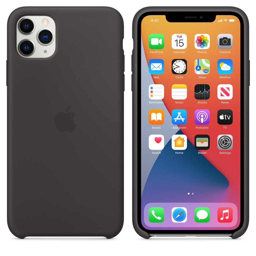 Apple Silicone case iPhone 11 Pro Max - Silicone Black | Back Market