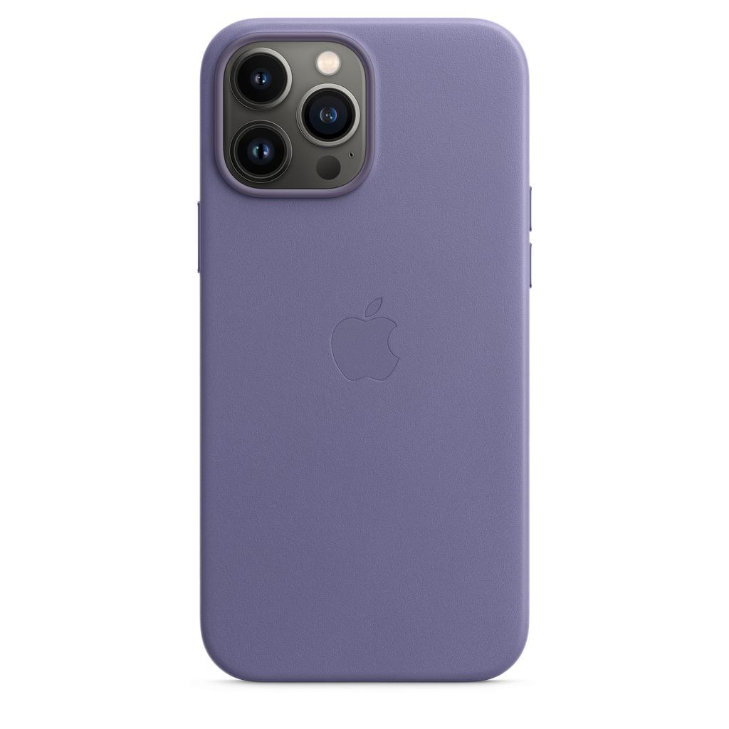 Capa em pele Apple - iPhone 13 Pro Max - Magsafe - Couro Roxo | Back Market