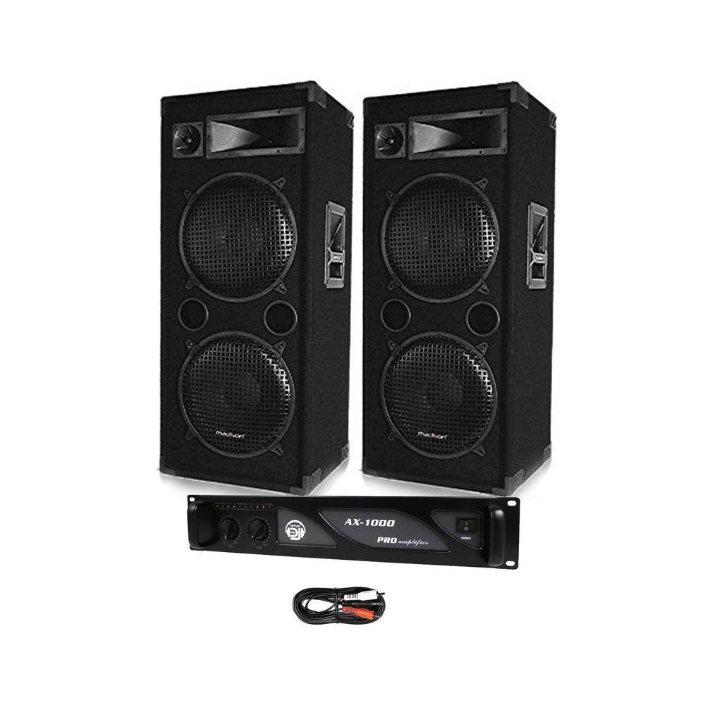Kool Sound ‎PACK AMPLI AX-1000 + LSC-212 PA-Lautsprecher | Back Market